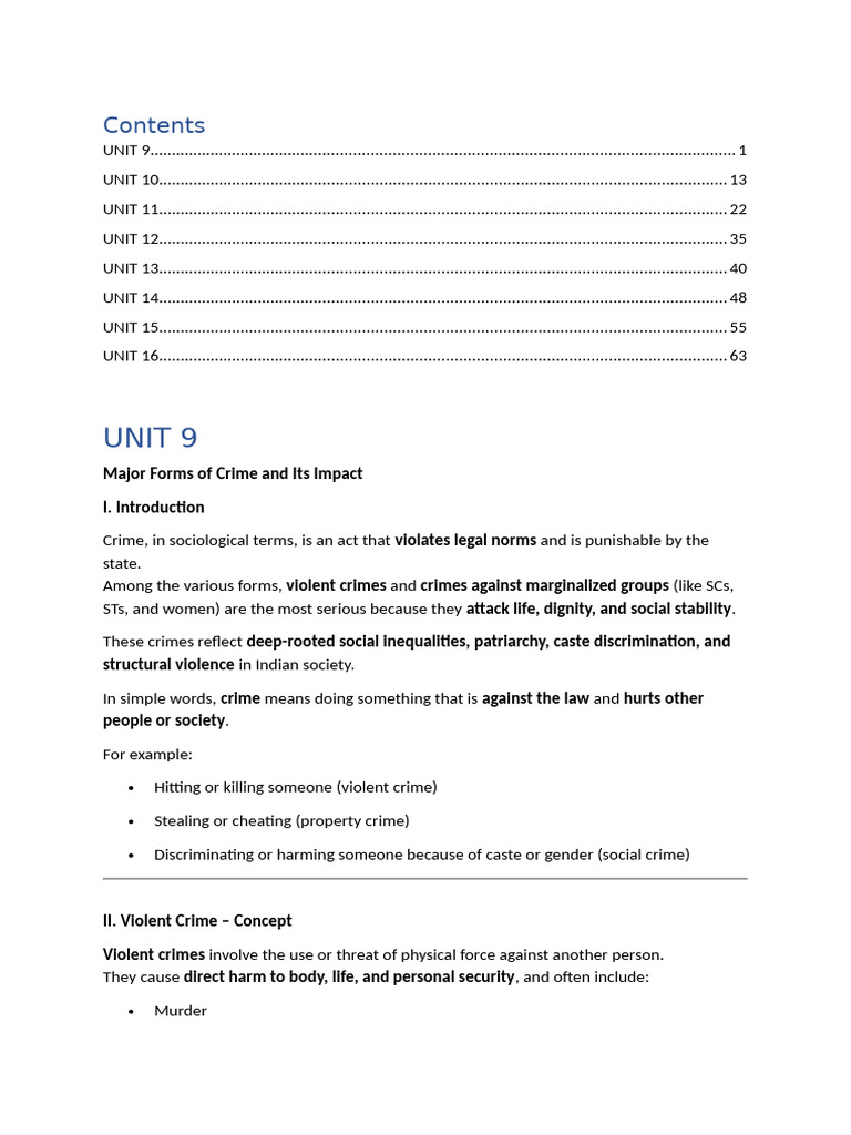 Criminology Notes 2 | PDF | Juvenile Delinquency | Organized Crime