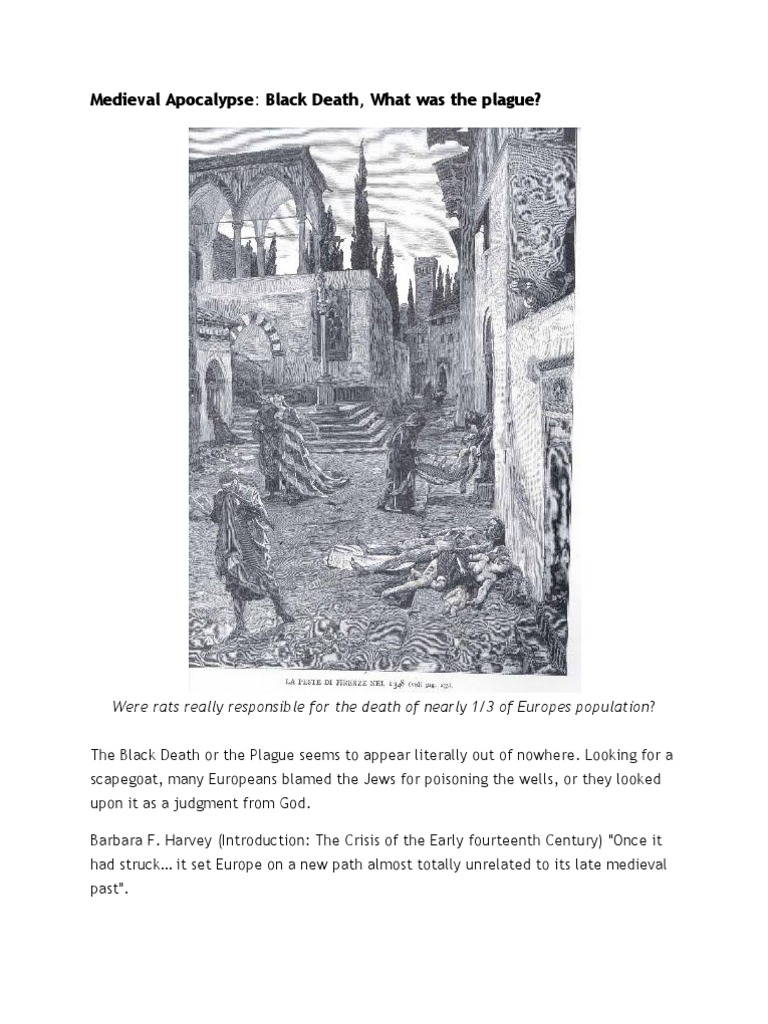Understanding the Black Death's Spread | PDF