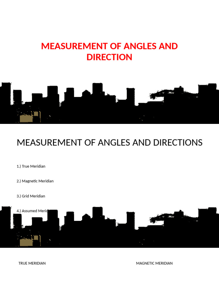 Direction and Angle Measurement (2) | PDF