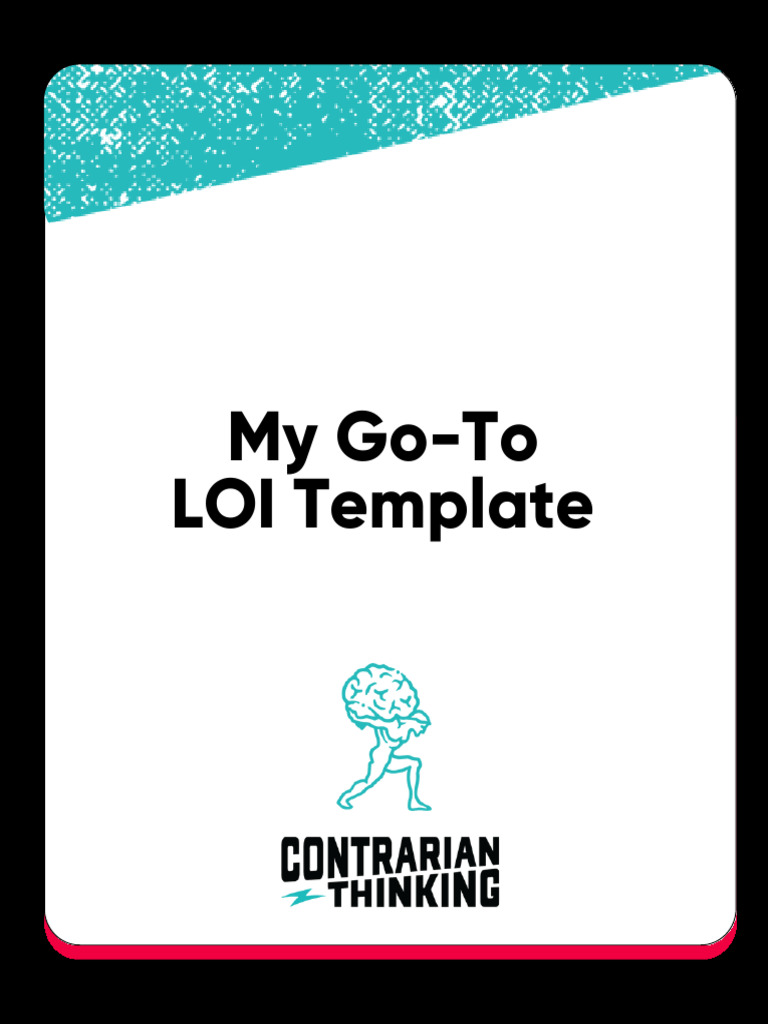 LOI Template - Codie Sanchez | PDF