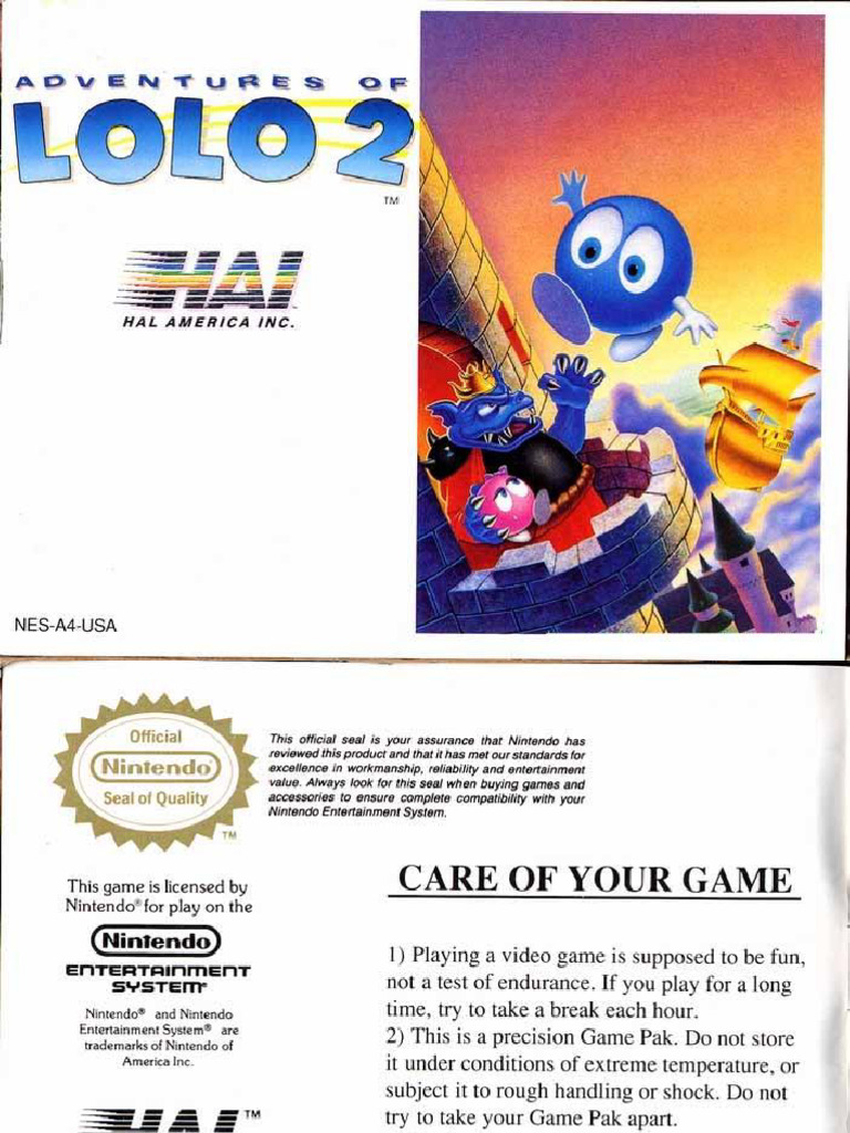 Adventures of Lolo 2 | PDF