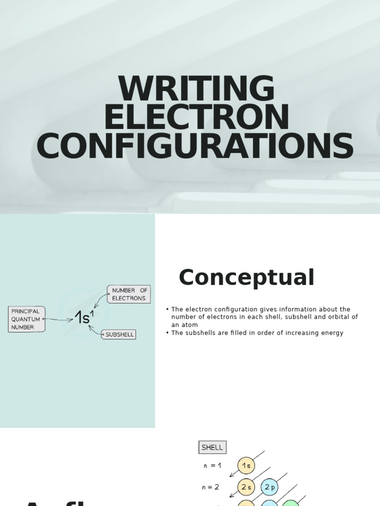 Electron Configuration | PDF | Electron Configuration | Atomic Orbital