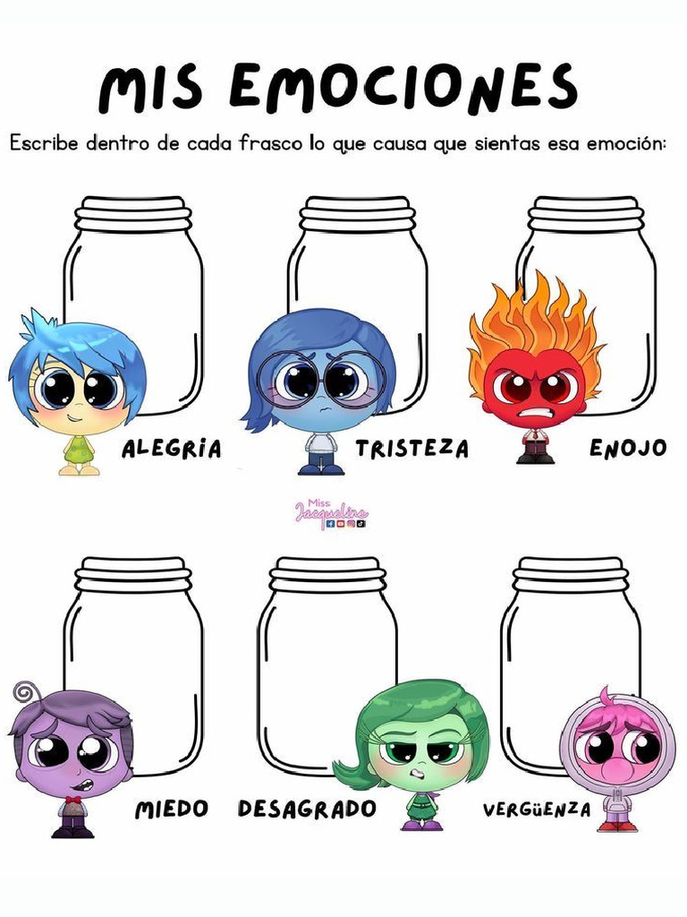 Emociones Fichas de Trabajo | PDF