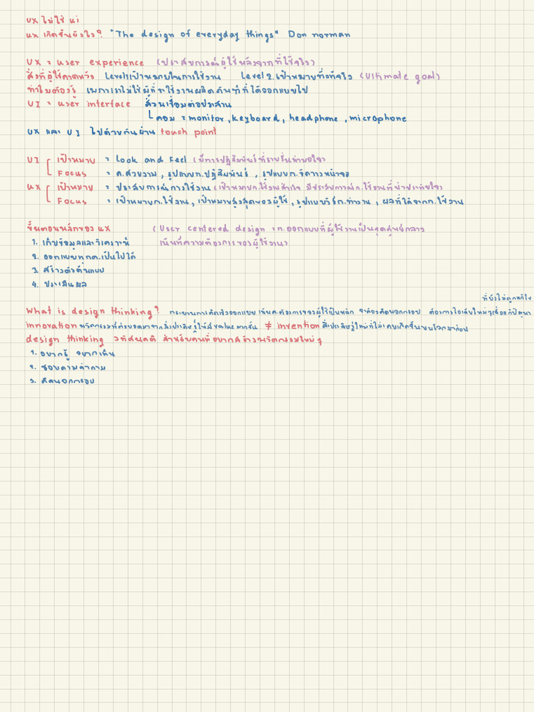 สรุป_ch6.1 | PDF | Design | Human–Machine Interaction