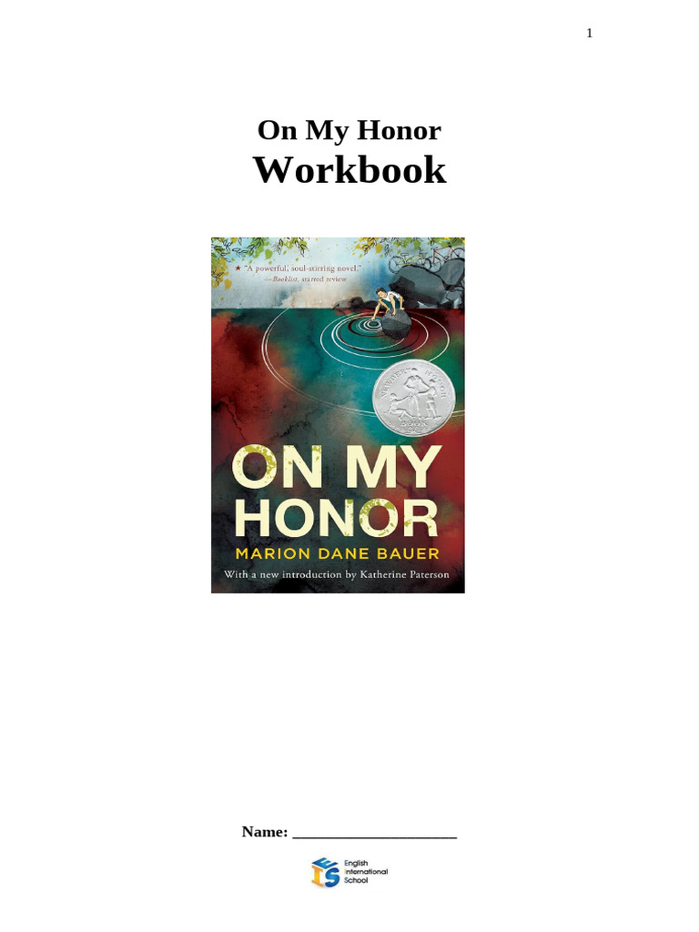 On My Honor by Marion Dane Bauer | PDF