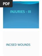 Characteristics of Incised Wounds | PDF | Wound | Wound Healing
