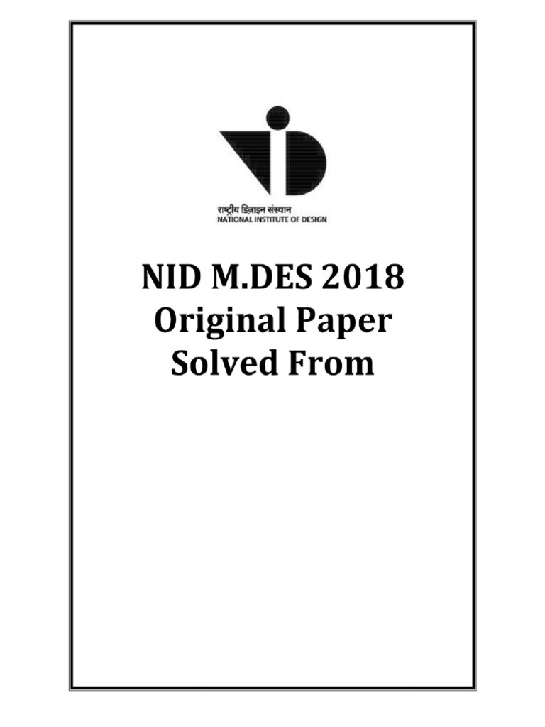 Nid Mdes 2018.pdf 1 | PDF