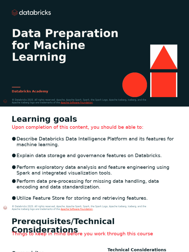 Data Preparation For Machine Learning | PDF | Sampling (Statistics) | Cross Validation (Statistics)