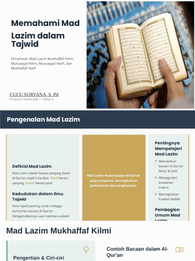 PowerPoint Tentang Jenis-Jenis Mad Lazim | PDF