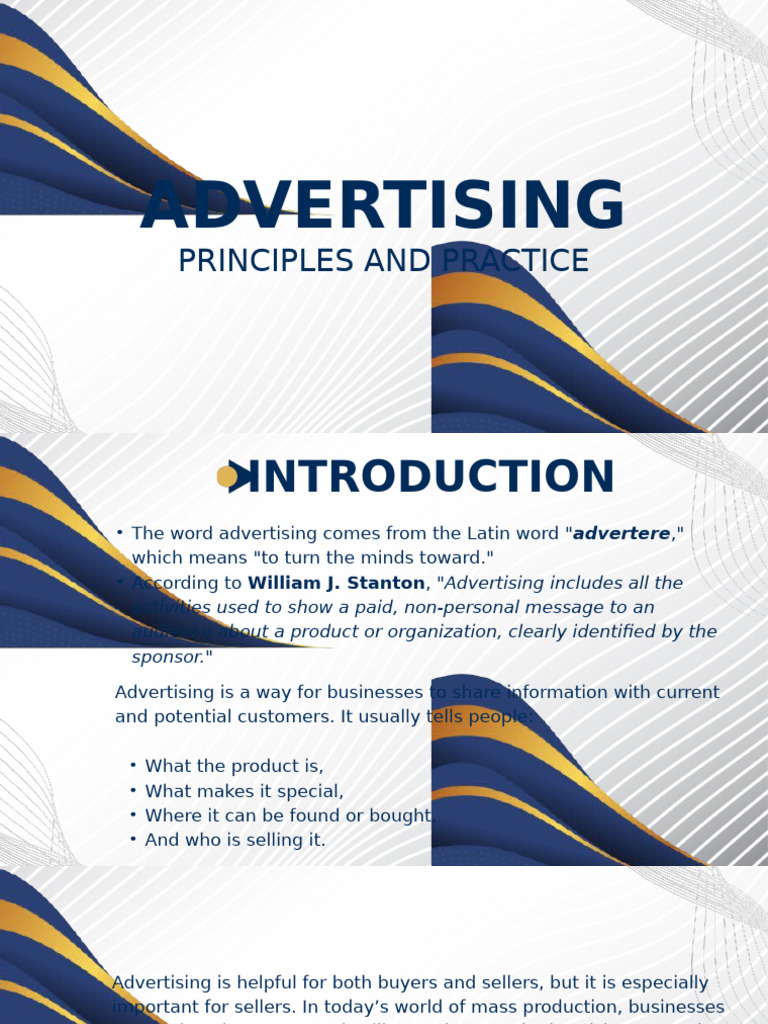 Advertising Principles and Practices Guide | PDF | Advertising | Sales