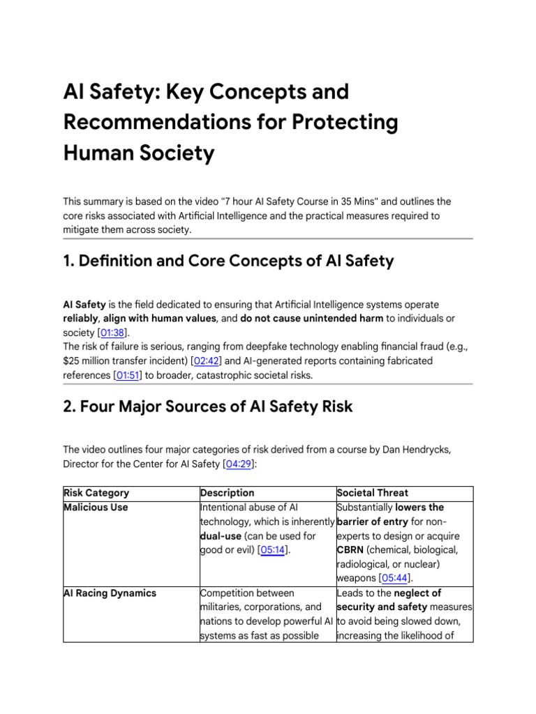 AI Safety | PDF | Artificial Intelligence | Intelligence (AI) & Semantics