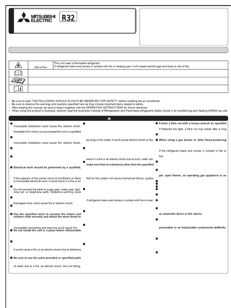 Before Installation | PDF | Pipe (Fluid Conveyance) | Electrical Wiring
