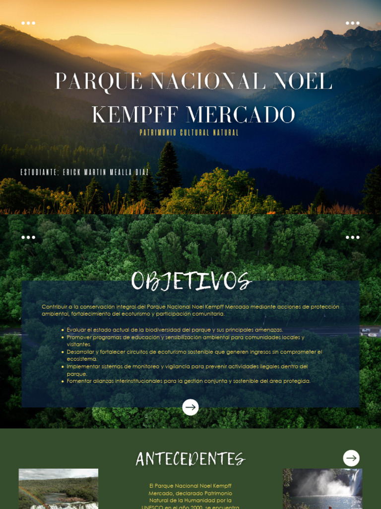 Conservación del Parque Noel Kempff | PDF | Los bosques | Entorno natural