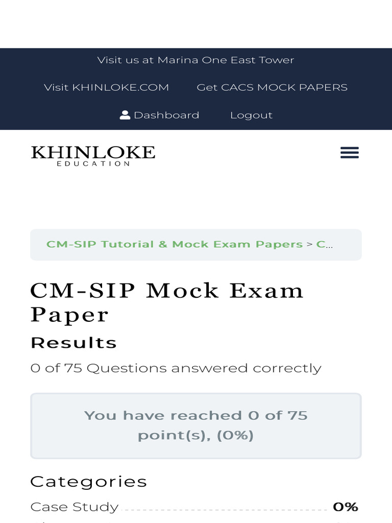 CM-SIP Mock Exam & Tutorial Guide | PDF | Option (Finance) | Futures ...