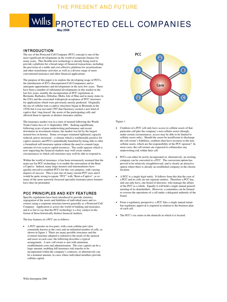 Protected Cell Companies (PCCS) - The Present and Future | PDF | Self ...