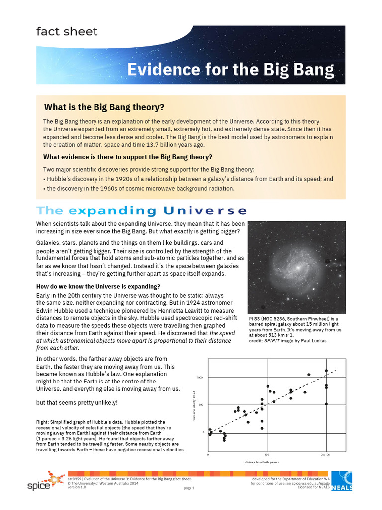 Evidence For The Big Bang - PDF - 20250715 - 132618 - 0000 | PDF ...