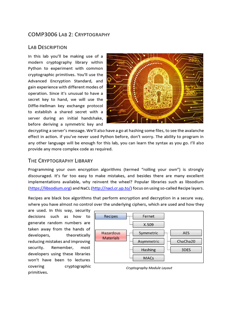 lab2 | PDF | Cryptography | Encryption