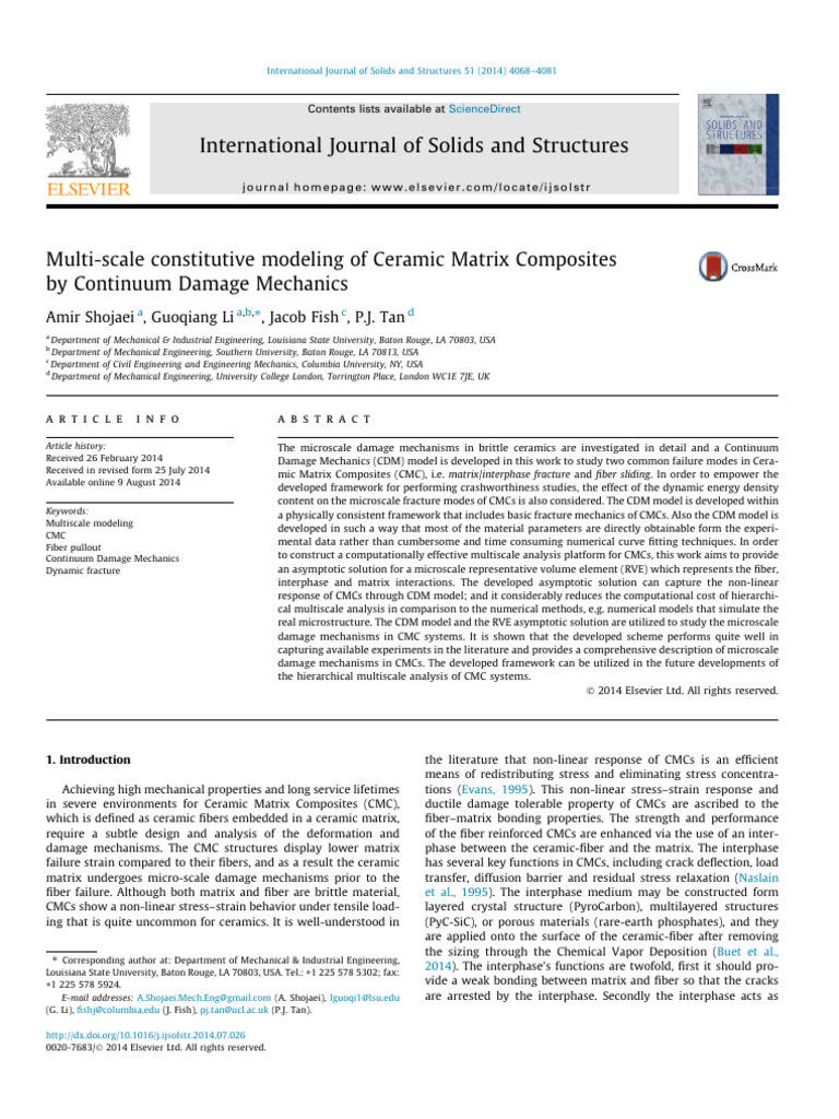 Shojaei Et Al. - 2014 - Multi-Scale Constitutive Modeling of Ceramic ...