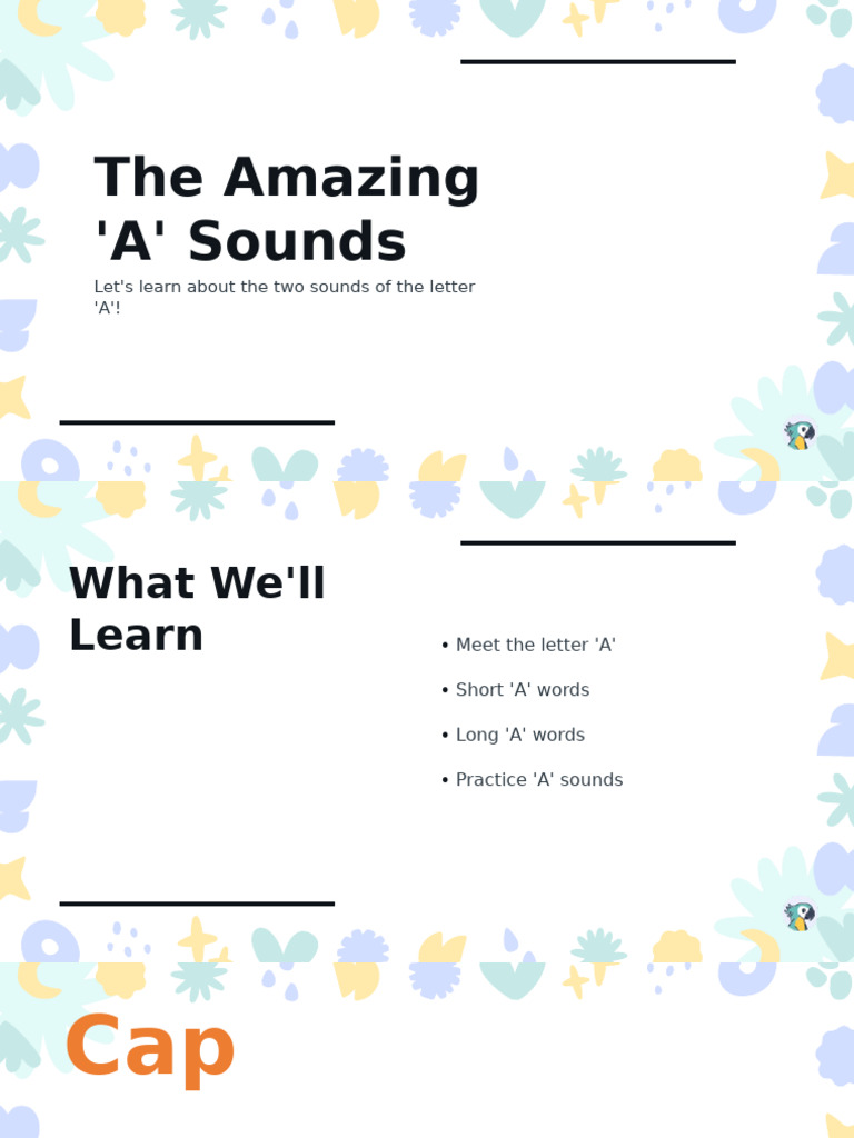 The Amazing A Sounds | PDF | Orthography | Linguistics