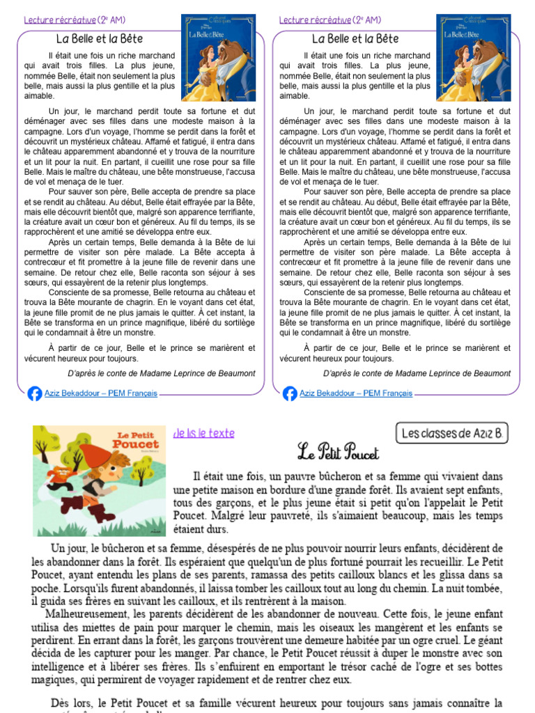 Belle et la Bête : un conte classique | PDF