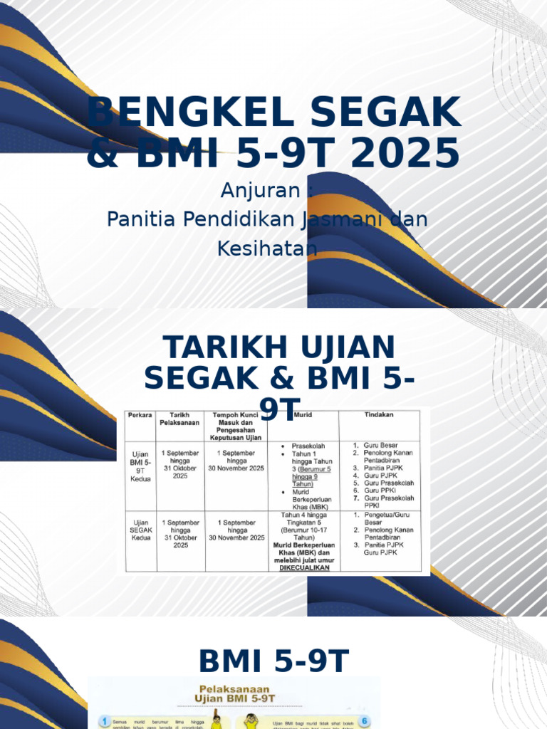 Bengkel Segak & Bmi 5-9t 2025 | PDF