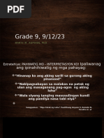 Grade 10 Aralin 3.7.3 | PDF