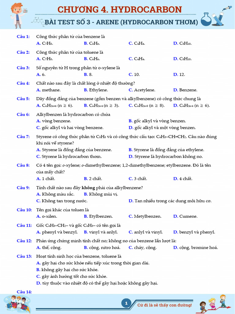 Bài Test 1 | PDF