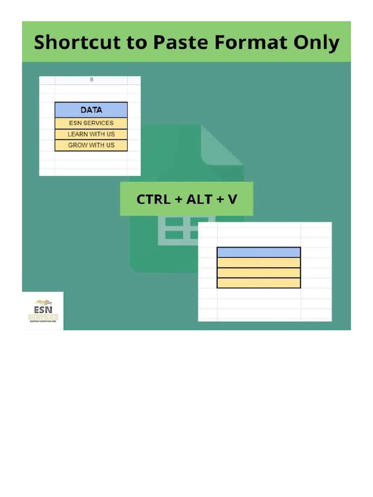Excel Short Cuts | PDF