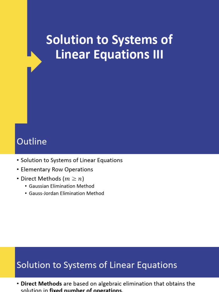 mq | PDF | System Of Linear Equations | Numerical Analysis