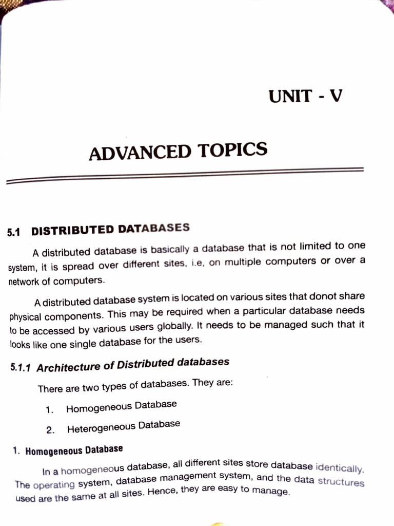 Unit 5 Dbms | PDF