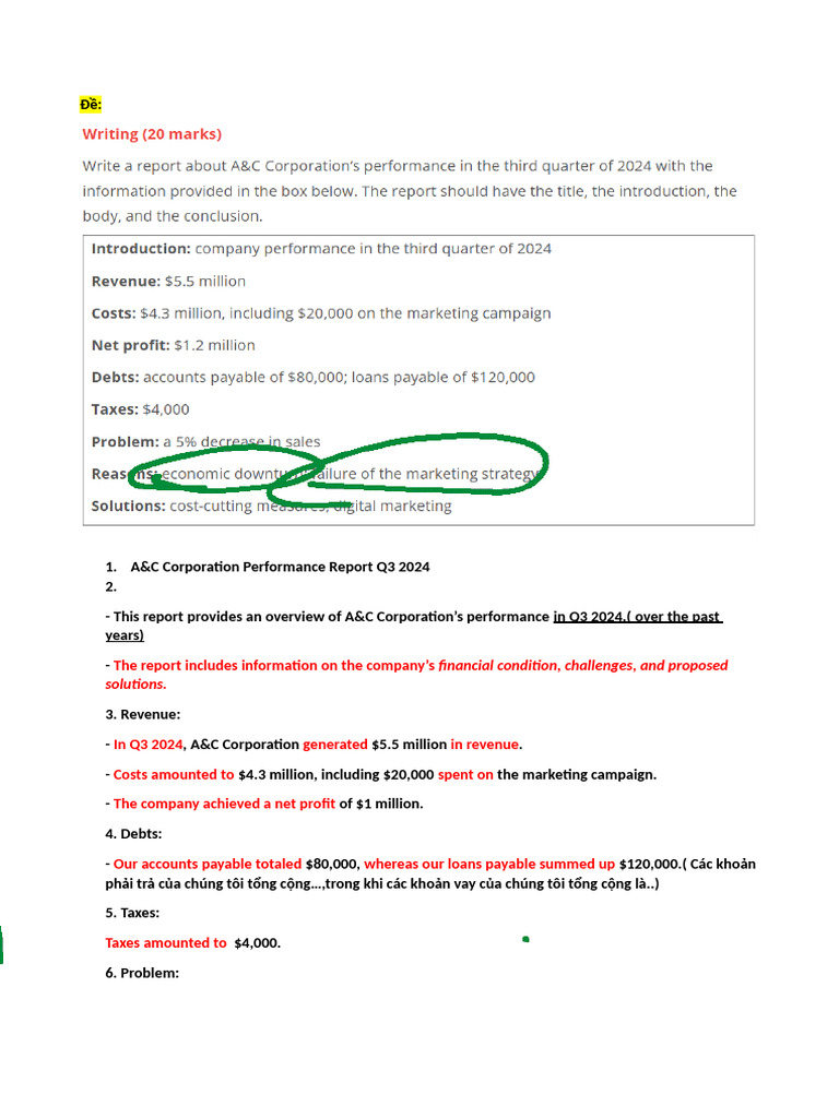 Write Report | PDF