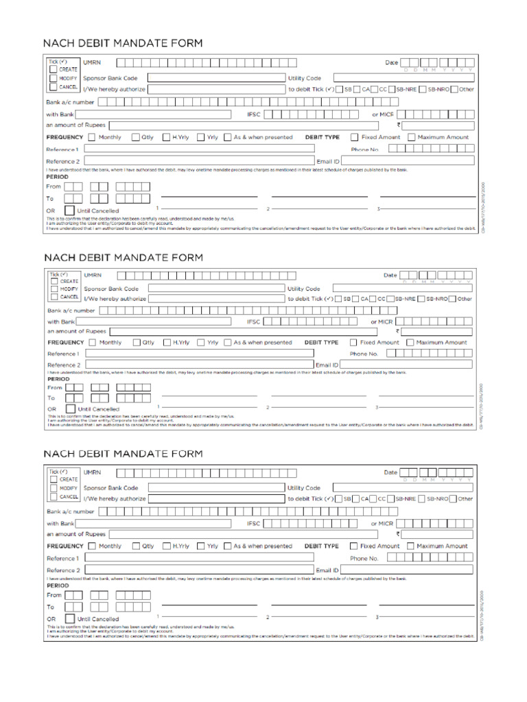 Nach Form Blank | PDF