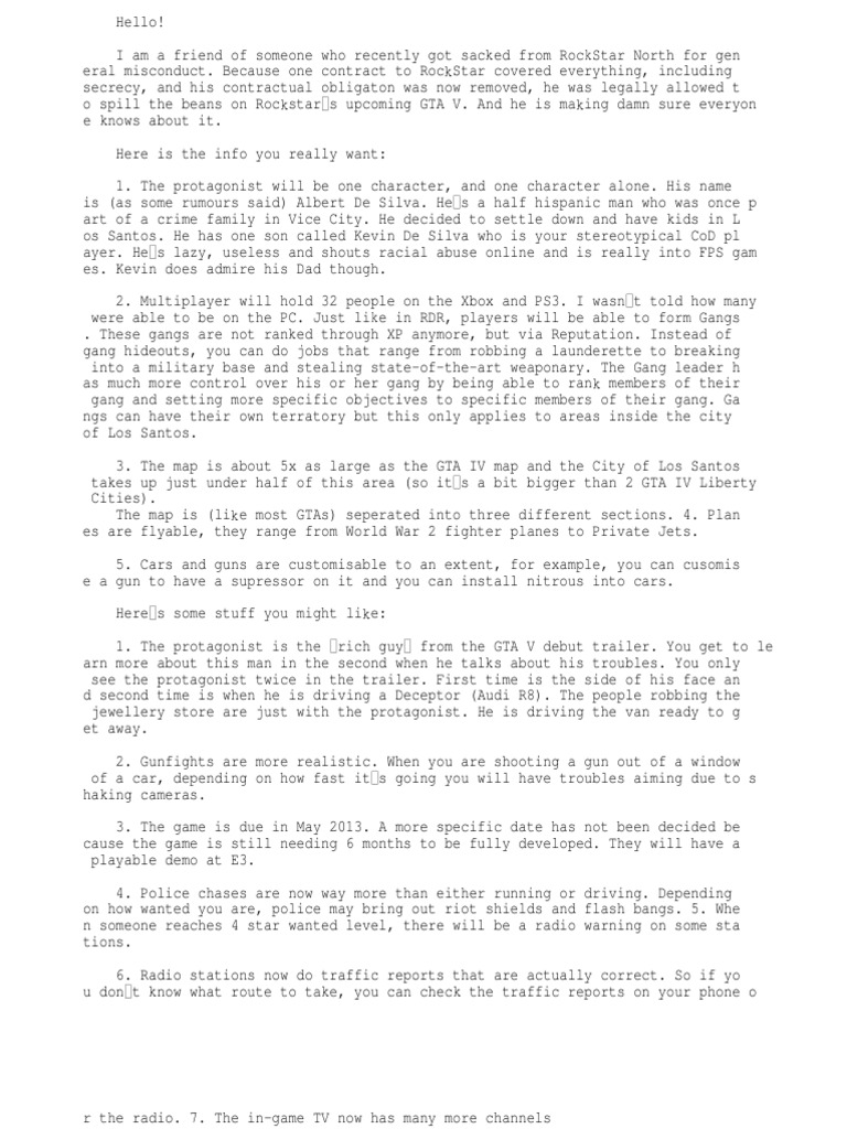 GTA 5.... Tent | Download Free PDF | Video Games | Video Game Gameplay