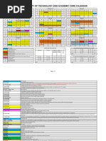 TUT 2025 Academic Core Calendar | PDF | Academic Term