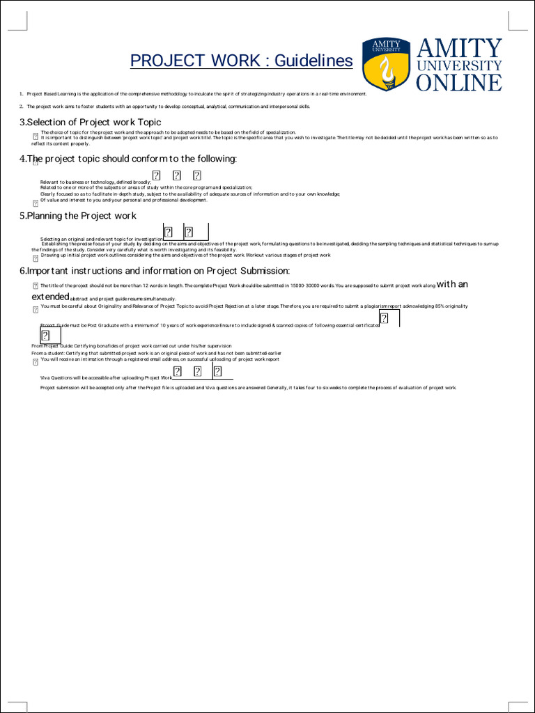 Project Guidelines | PDF | Methodology