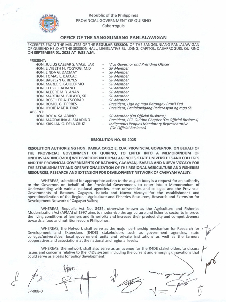 Resolution No. 55-2025 | PDF