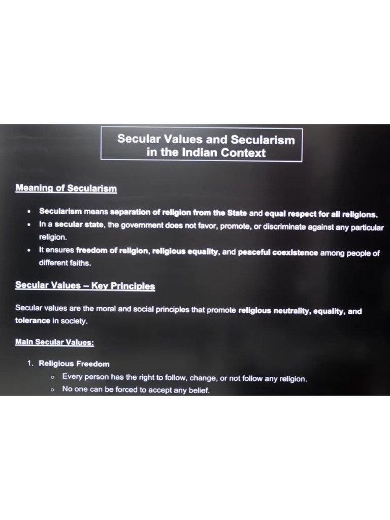 Secularism | PDF