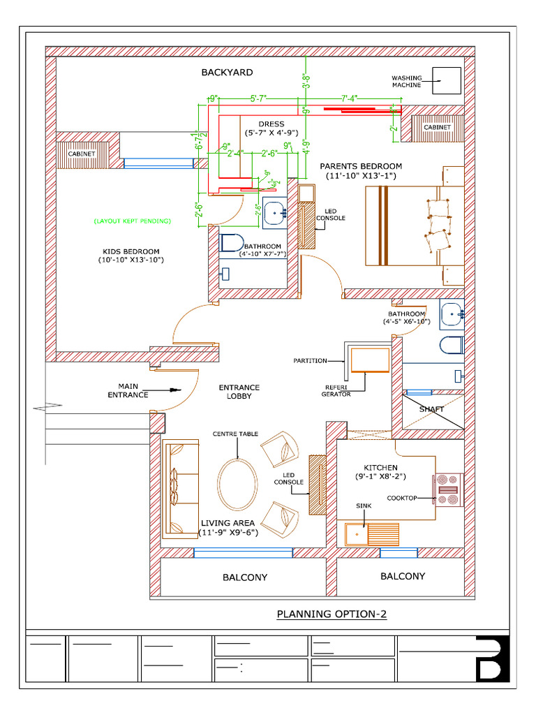 Layout Plan (Option-2) | PDF