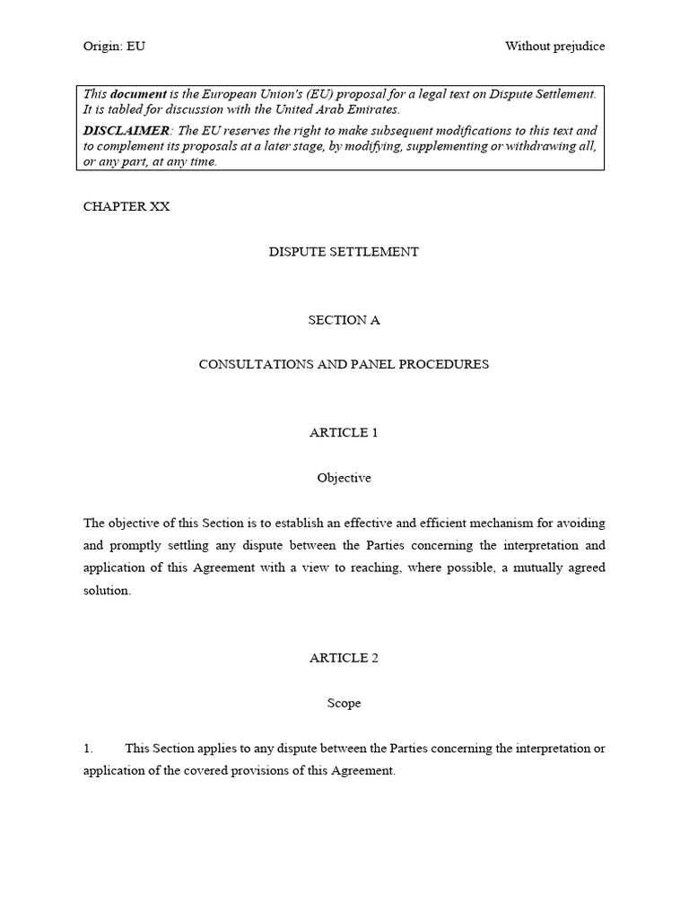 Dispute Settlement | PDF | Mediation | Justice
