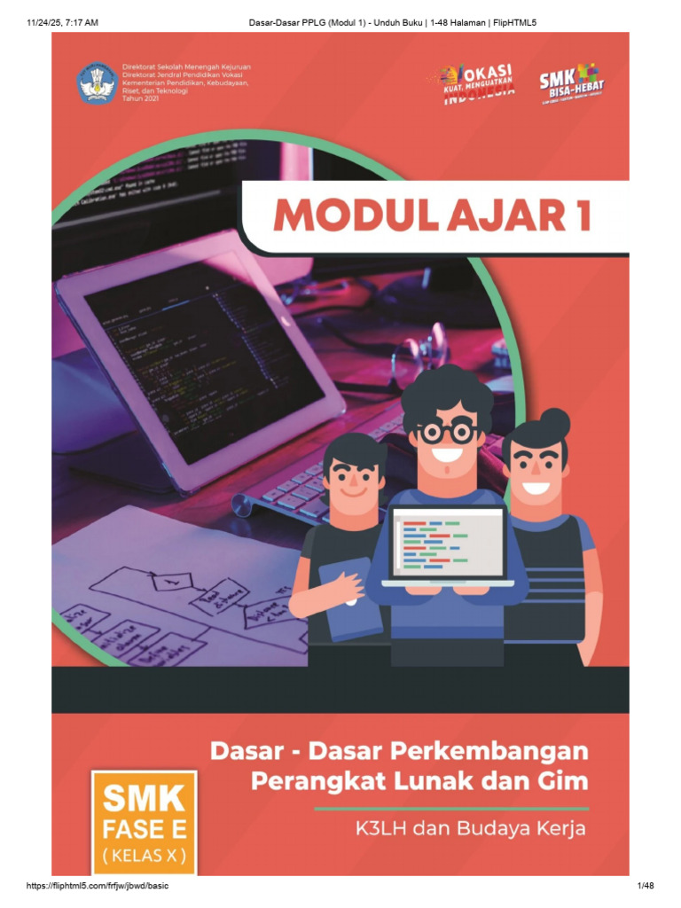 Dasar-Dasar PPLG (Modul 1) - Unduh Buku - 1-48 Halaman - FlipHTML5 | PDF