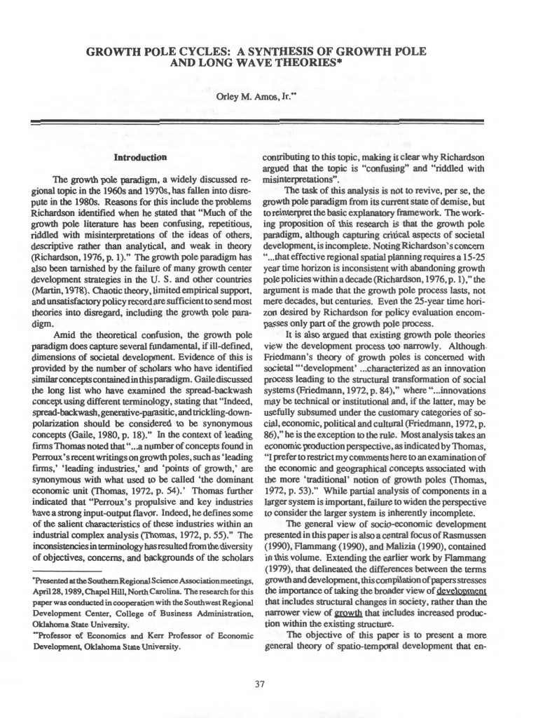 9187 Growth Pole Cycles A Synthesis of Growth Pole and Long Wave ...