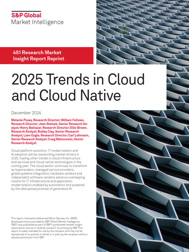 2025 Trends Cloud Native Vanguard Report Pdf Cloud Computing