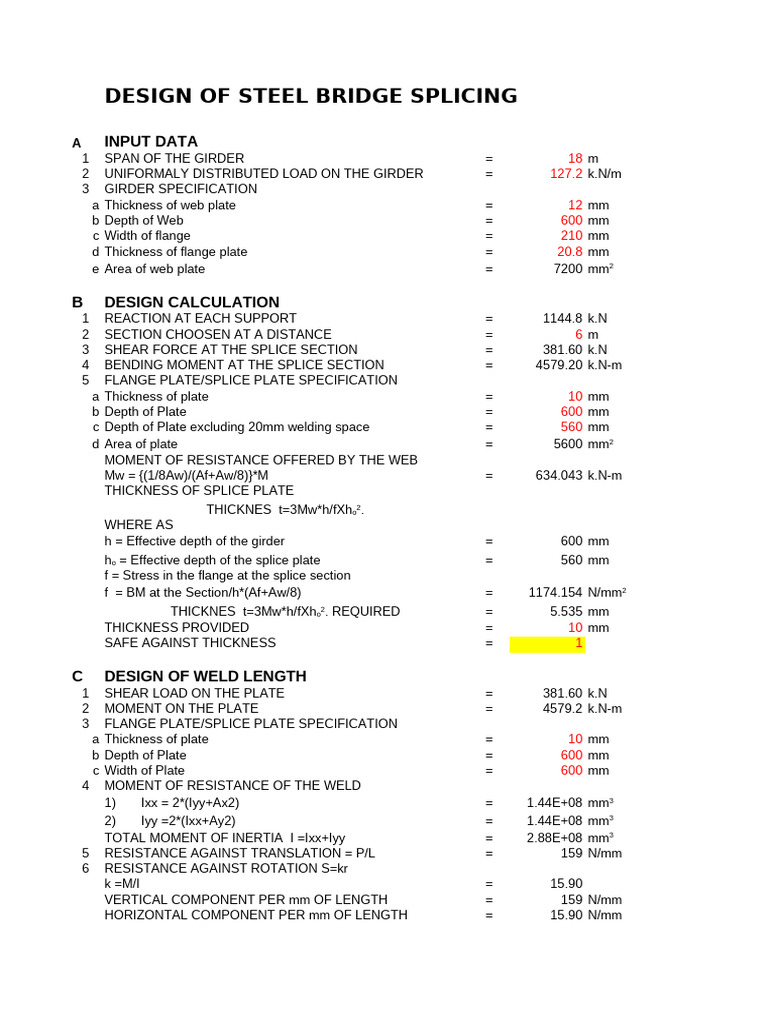 BRD G Splicing | PDF | Bending | Solid Mechanics