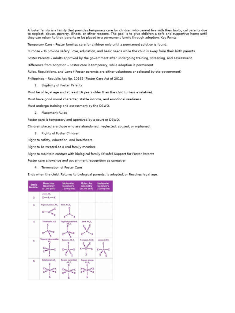 Understanding Foster Care Basics | PDF