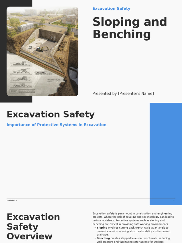 Presentation - Sloping and Benching | PDF | Safety | Trench
