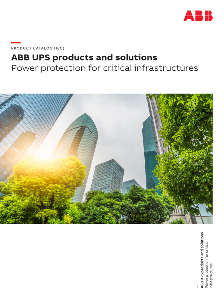 ABB UPS Catalogue | PDF | Data Center | Supply Chain
