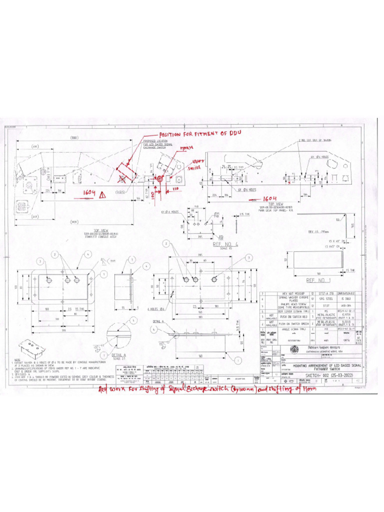 Drawing DPWCS & RMS Fixing Bracket | PDF