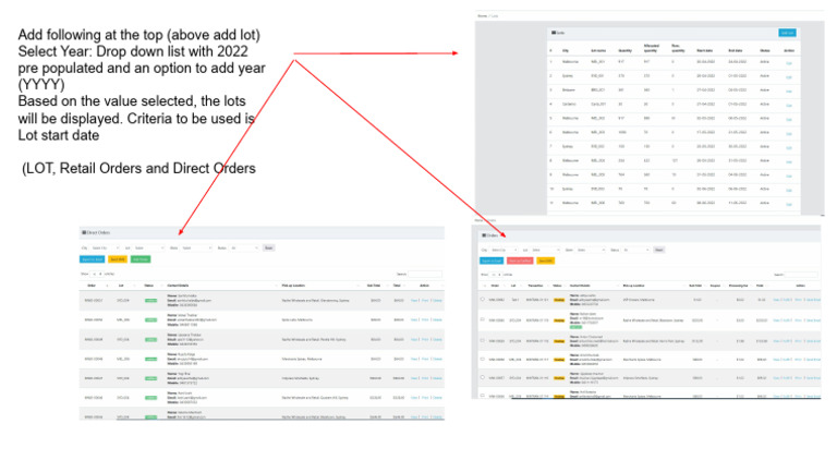 Year Selector for Lot Display System | PDF
