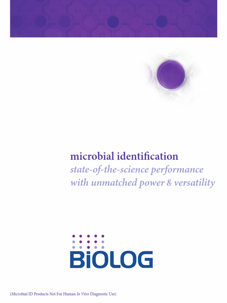 Biolog MI Brochure011911 | PDF | Microorganism | Biology