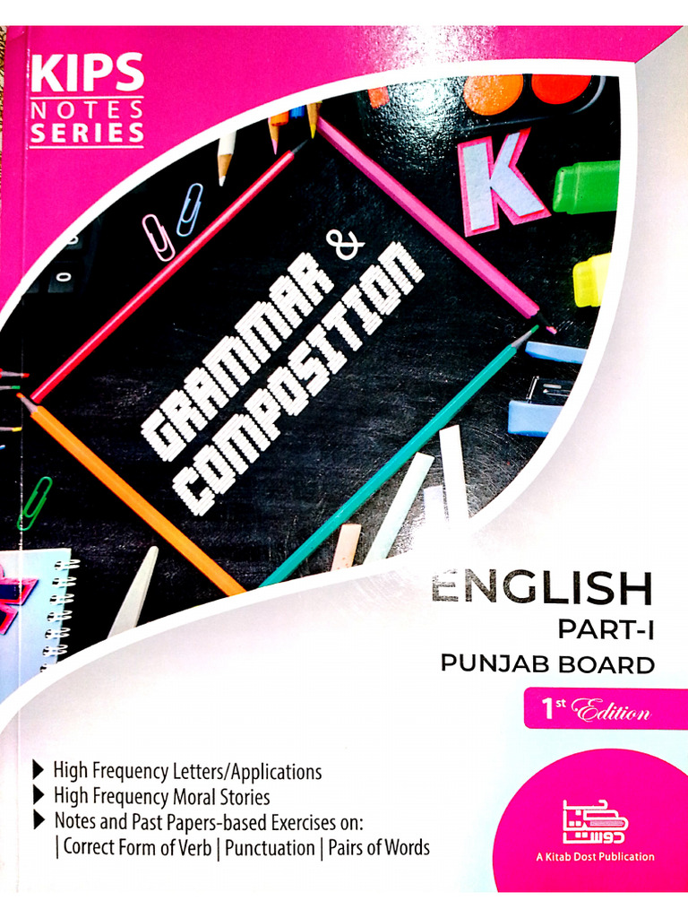 Kips English Note Series Book - 1 Grammar and Composition | PDF
